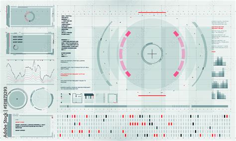 Set Of Sci Fi Modern User Interface Elements Futuristic Abstract HUD Good For Game UI Vector