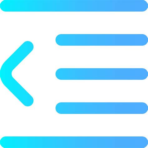 Indent Super Basic Omission Gradient Icon Indent Super Basic Omission Gradient Icon