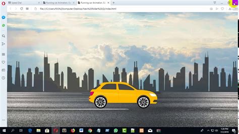 Car Animation With Html Css Youtube