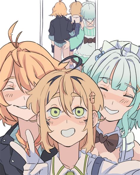 Dokibird Mint Fantome And Dooby Indie Virtual Youtuber Drawn By