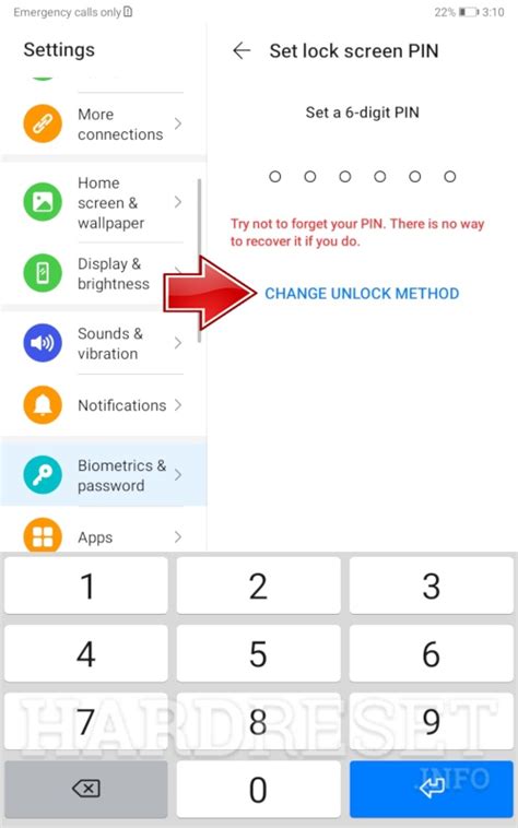 Add Password HUAWEI MatePad T How To HardReset Info