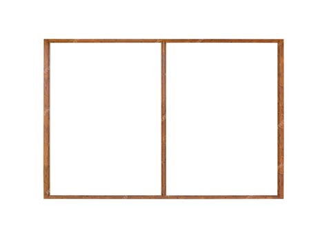 Premium Photo Japanese House Wooden Door Window Frame Isolated On White Background