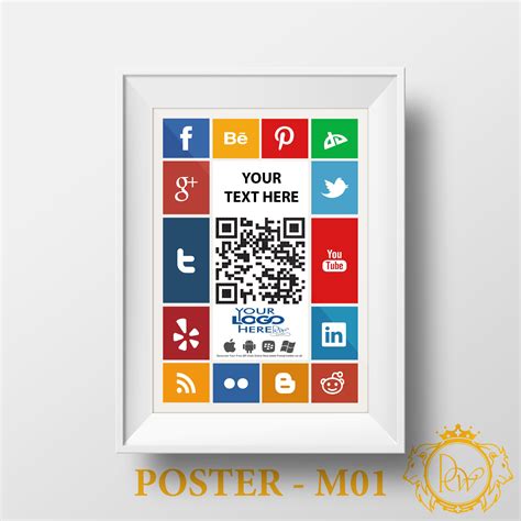Qr Code Poster Design Minimalist Poster Store
