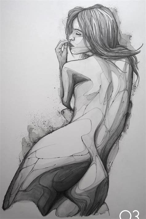 ECUME Graphic Nude Drawing On Behance
