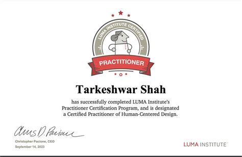 Tarkeshwar Kumar Shah On Linkedin Autodesk Luma Learning