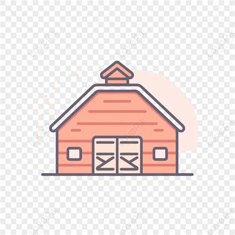 농장 헛간 그림 라인 아트 벡터개요스케치 Png 일러스트 무료 다운로드 Lovepik