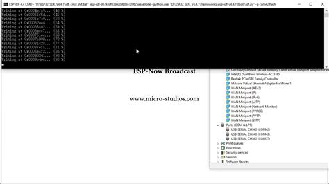 Esp32 Wifi Lesson 33 Esp Now Broadcast Data Youtube