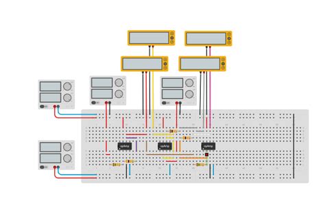 Circuit Design R2 Lab 6 Experiment 1 Tinkercad