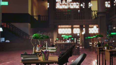 Classic Old Fashioned Library Space With Elegant Wooden Interior Design Stock Video Video Of