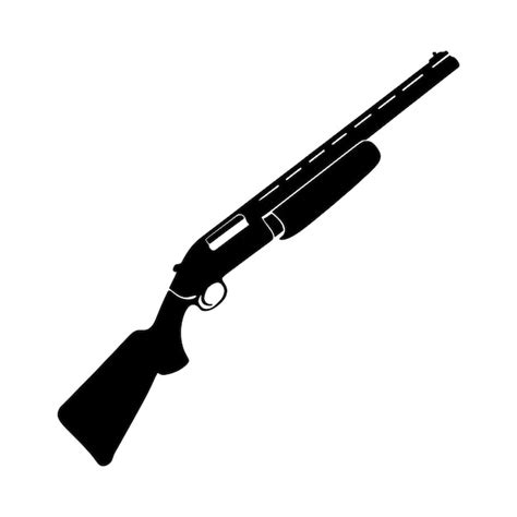 Premium Vector Shotgun Vector Design For Firearm Illustrations