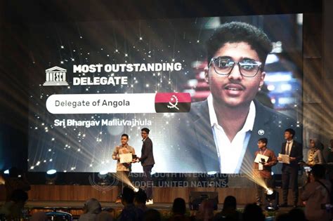 Bhargav Malluvajhula On Linkedin Modelun Outstandingdelegate Unesco