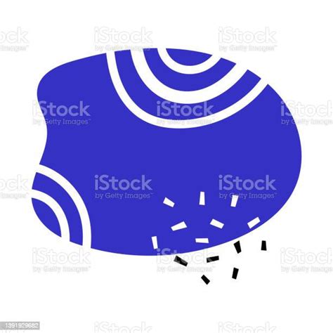 벡터 추상 모양입니다 점이있는 파란색 얼룩 현대 장식품 추상 클립 아트 기하 도형에 대한 스톡 벡터 아트 및 기타 이미지 기하 도형 낙서 드로잉 낙서 패턴 Istock