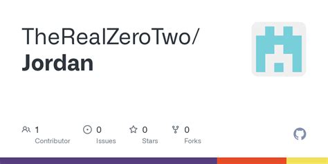 GitHub TheRealZeroTwo Jordan