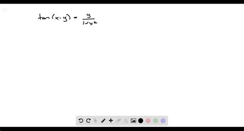 Solved Find Dy Dx By Implicit Differentiation Tan X Y Y 1 X 2 Numerade