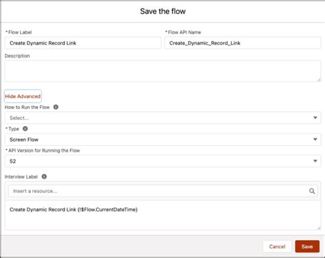 Introducción A Salesforce Flow Parte 68 Configurar Un Enlace De Registro Dinámicamente En