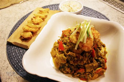 태국요리 뿌팟퐁커리 새우넣은 레시피