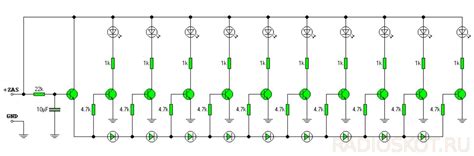 signal level indicator led for metal detector pulse induction metal detectors