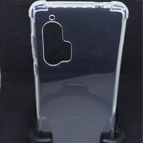 Kit Capa Case Capinha Anti Impacto Com Borda Transparente Galaxy Motorola Moto Edge Plus