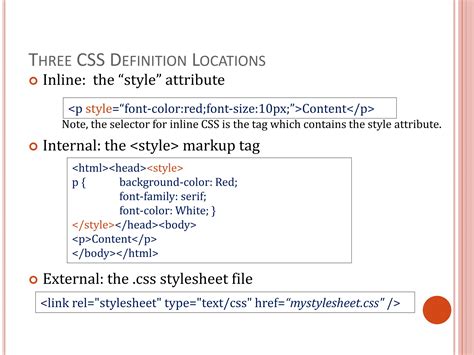 Introduction To Basics Of Css Overview Syntax And So On Pptx Web