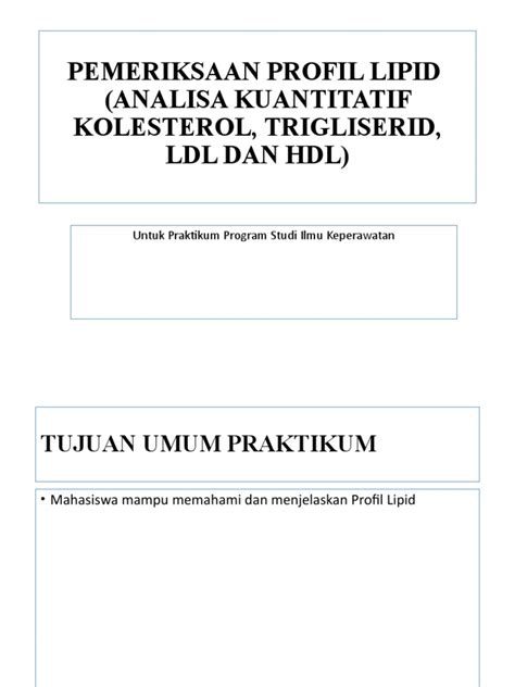 Profil Lipid Pdf