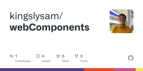 Github Kingslysamwebcomponents