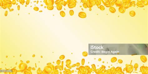 미국 달러 동전 이 하락 매혹적인 흩어진 Usd 동전 미국 돈 가치있는 잭팟 부 또는 성공 개념 벡터 일러스트레이션 3차원 형태에 대한 스톡 벡터 아트 및 기타 이미지