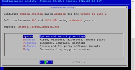 When Armbian Config Works