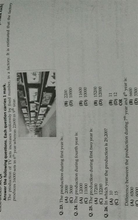 Answer The Following Questions Each Question Carries 1 Markthe Product