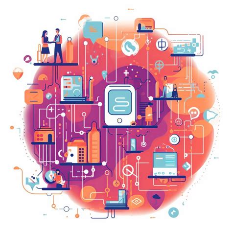 Iot Communication Protocols Illustration Premium Ai Generated Image