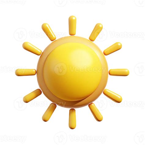 Dynamic Exquisite Minimal Sun Icon Crisp Edges Flat Yellow Single Weight Stroke With Scalable