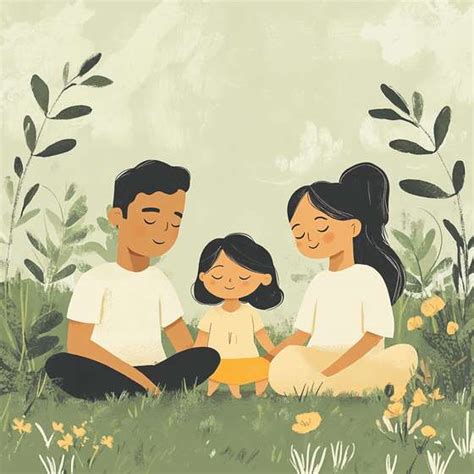 隔壁阿花的文生图作品《爸爸妈妈和孩子，三个人坐》 新片场ai创作