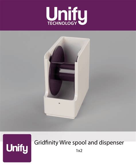gridfinity wire spool holder 3d model by unifytech on thangs