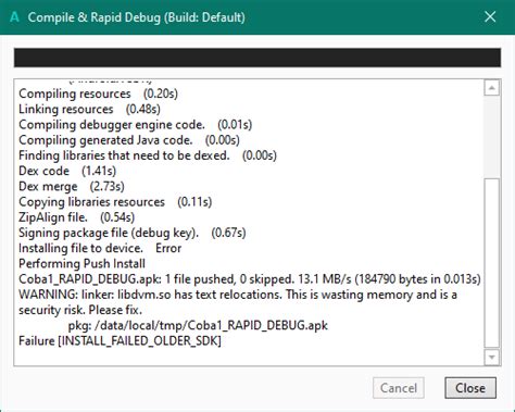 Error After Compiling Debug B4X Programming Forum