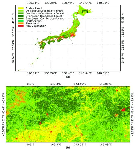 Nationwide Vegetation Physiognomic Map Produced Through The Research