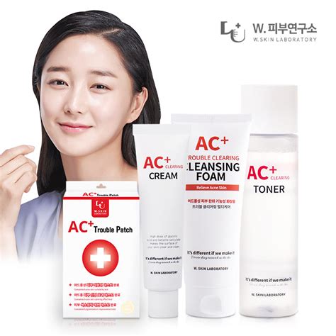 W피부연구소 최대 73 피부 트러블 진정 케어템 Ac 4종 특가 티몬
