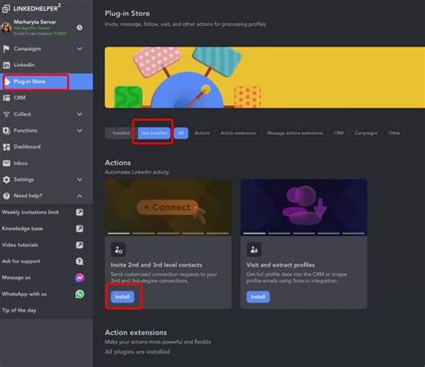 Linked Helper Plug In Store Explained Automation Features