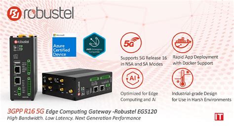 Robustel G IoT EDGE Computing Gateway Certified By Microsoft Azure