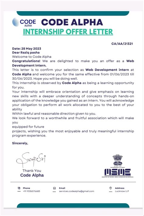 raziq pasha on linkedin hi connection web development internship code