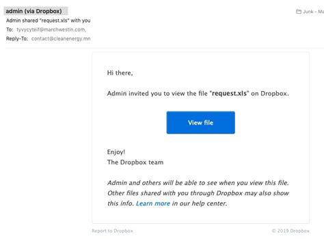 Dropbox Phishing Scam Tualatin Web