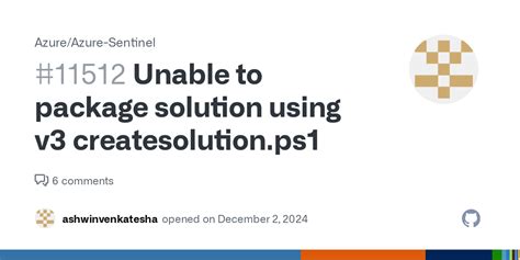 Unable To Package Solution Using V3 Createsolutionps1 · Issue 11512