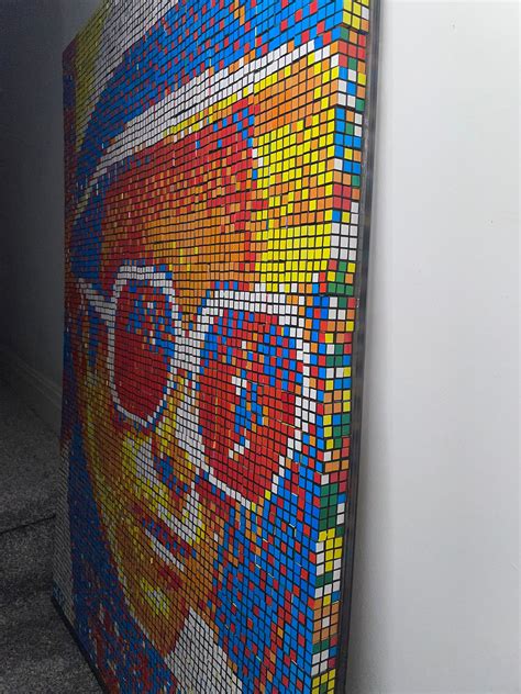 Rubiks Cube Art From Level 1 To 100 Mind Blowing Rubiks Cube Pixel