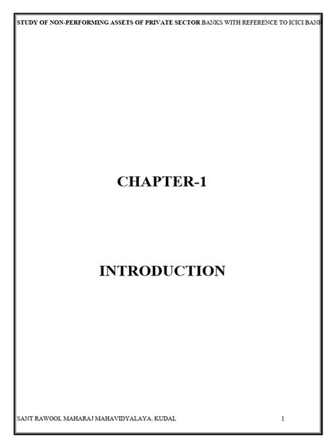 Icici Bank Project Pdf