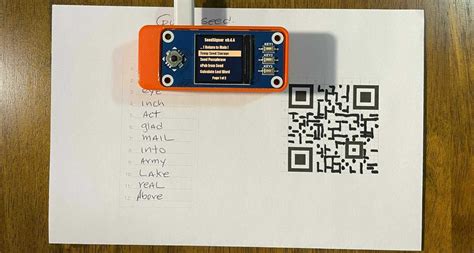 SeedSigner Seed Generation And QR Creation BTChodl