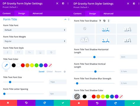 Gravity Forms Styler Divi Extended Documentation