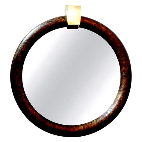 Faux Tortoise Shell Mirror At 1stdibs