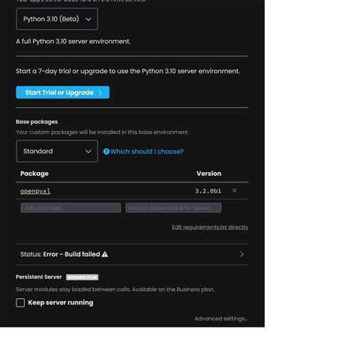 Could Not Launch Server Runtime Image Build Failed After A Pause
