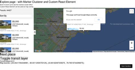 Google Maps Custom Elements And Markers Cluster Codesandbox