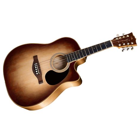 Download Glowing Acoustic Guitar Png Bmx