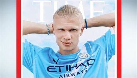 A True Model Erling Haaland Stars In A Time Magazine Photoshoot