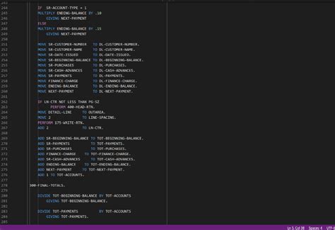 Solved Please Check My COBOL Project I Have Finished Typing Chegg